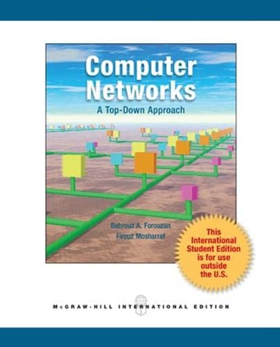 Computer Networks - A Top Down Approach, Behrouz A Forouzan - les Prix ...