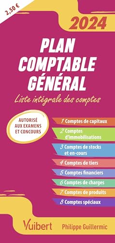 Plan comptable général 2024-2025 - Liste intégrale des comptes ...