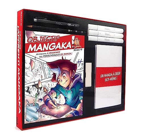 Kit de l'apprenti mangaka - Un manga à créer soi-même (coffret) Medzi-o ...