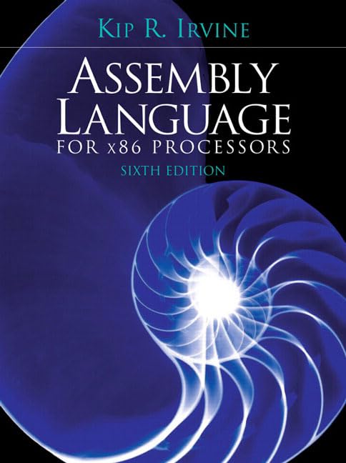 Assembly Language for X86 Processors, Kip R. Irvine - les Prix d ...
