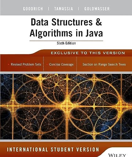 Vendre Data Structures and Algorithms in Java, International Student ...