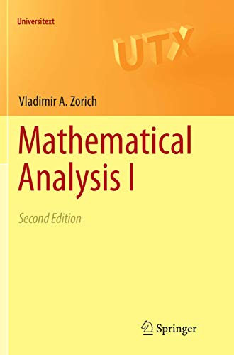 Mathematical Analysis I, V. A. Zorich - les Prix d'Occasion ou Neuf