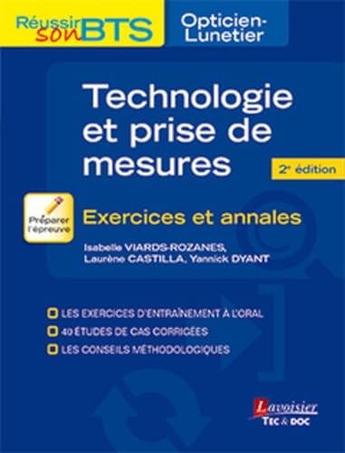 Technologie et prise de mesures (2° Éd.) Exercices et annales, Yannick ...