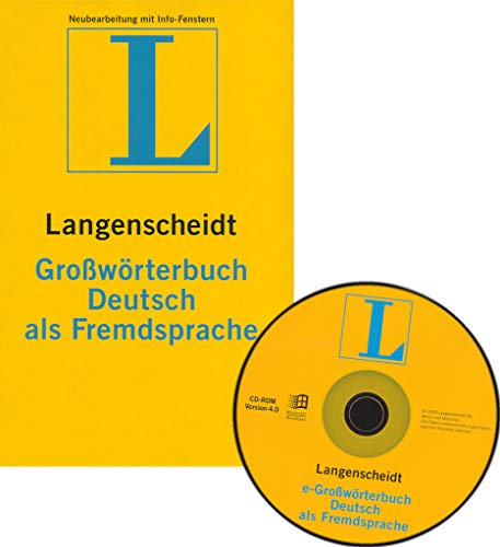 Langenscheidt Grosswörterbuch Deutsch als Fremdsprache, Berlitz - les ...