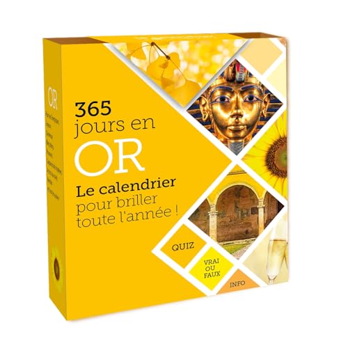 Calendrier 365 jours en or - Pour briller toute l'année ! les Prix d ...