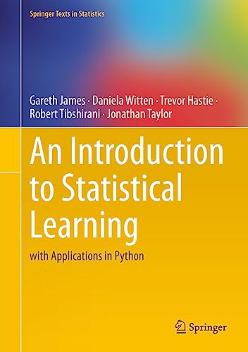 An Introduction To Statistical Learning - With Applications In 