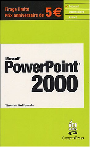 PowerPoint 2000, Thomas Guillemain - les Prix d'Occasion ou Neuf