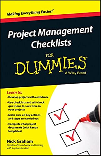 Project Management Checklists for Dummies, Nick Graham - les Prix d ...
