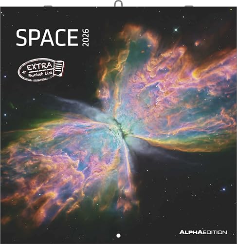Alpha Edition Space 2026 – Calendrier brochure 30 × 30 cm (30 × 60 ...