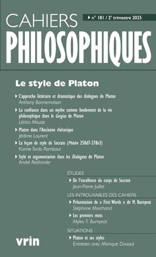 Le Style De Platon, Myles F. Burnyeat - les Prix d'Occasion ou Neuf