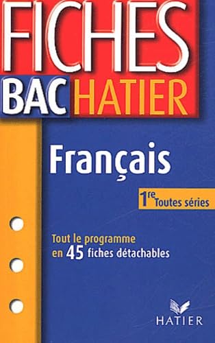 Fiches Bac Français 1ère toutes séries, Aurélie Roche - les Prix d ...