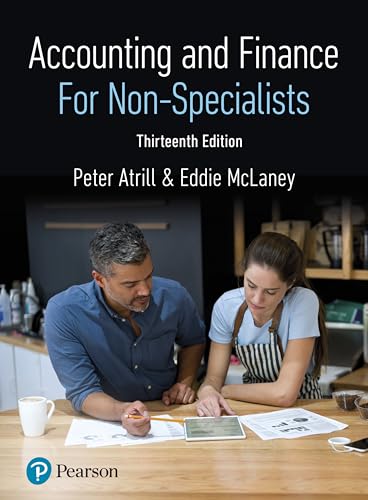 Accounting and Finance for Non-Specialists, Peter Atrill - les Prix d ...