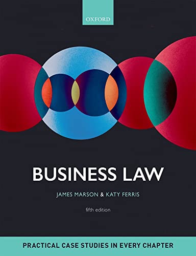 Business Law, James Marson - les Prix d'Occasion ou Neuf