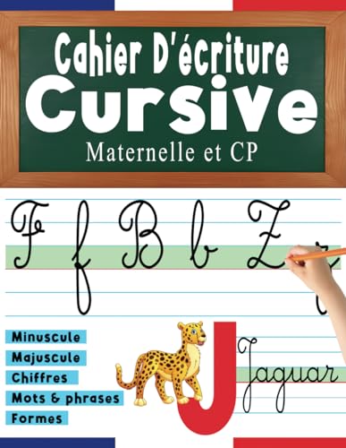Cahier D’écriture Cursive Maternelle et CP - Cahier pour... Bambins ...