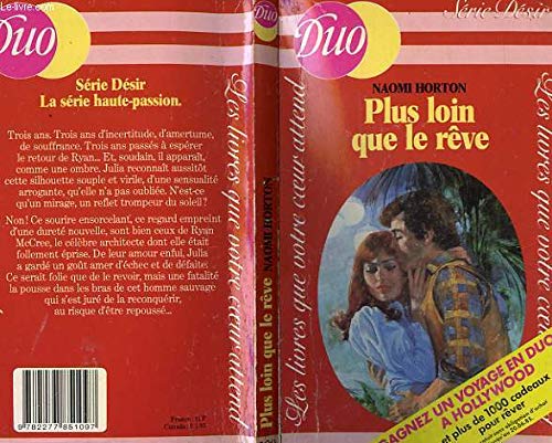 Plus loin que le rêve (Duo) Naomi Horton - les Prix d'Occasion ou Neuf