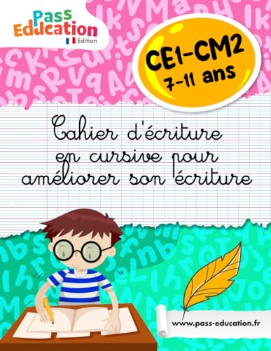 Fichier d'écriture en cursive - Du ce1 au cm2, Pass-education.fr - les ...