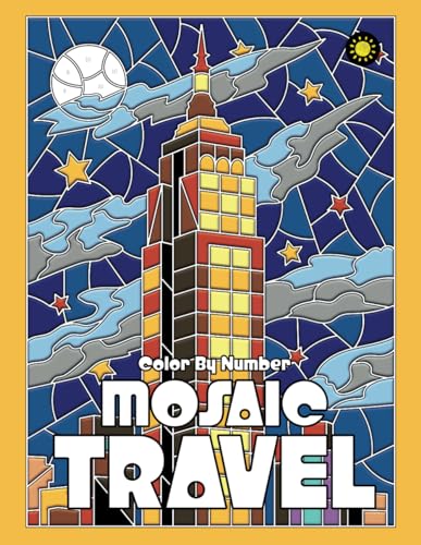 MOSAIC TRAVEL Color By Number for Adults - Activity Color By... Sunlife ...