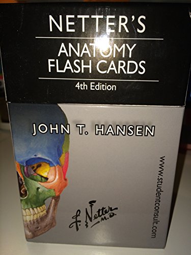 Netter's Anatomy Flash Cards, Phd - les Prix d'Occasion ou Neuf