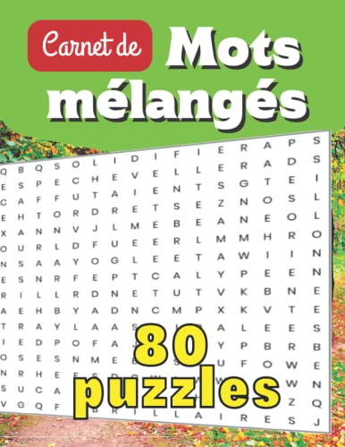 Carnet de Mots mélangés - 80 puzzles - Jeux de lettres pour les... Plj ...