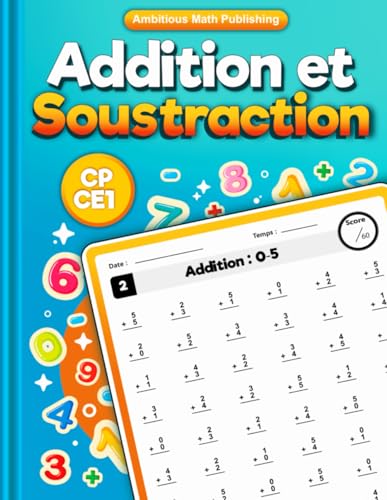 Addition et Soustraction CP | CE1: 3600 Opérations Exercices ...