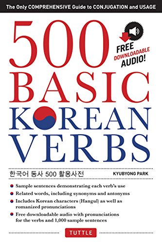 500 Basic Korean Verbs, Kyubyong Park - les Prix d'Occasion ou Neuf