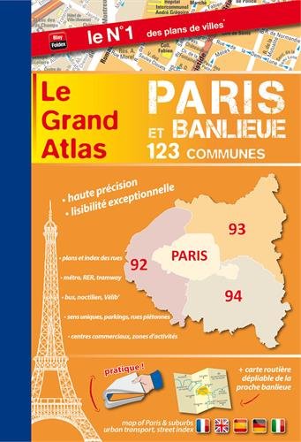 Le grand atlas Paris et banlieue, Blay-foldex - les Prix d'Occasion ou Neuf