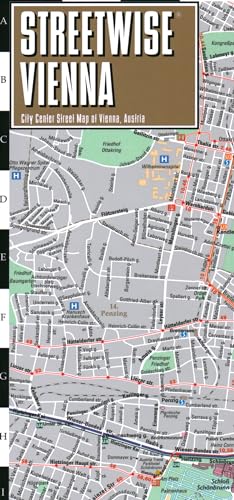 Streetwise Vienna Map - City Center Street Map of Vienna, Austria ...