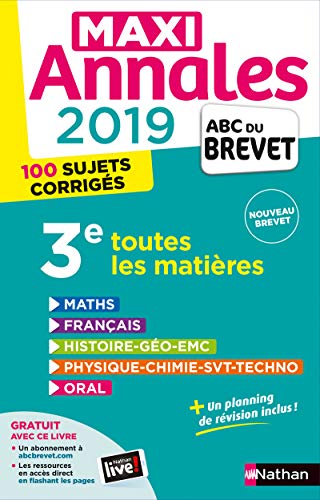 Maxi Annales ABC du Brevet 2019, Nicolas Coppens - les Prix d'Occasion ...