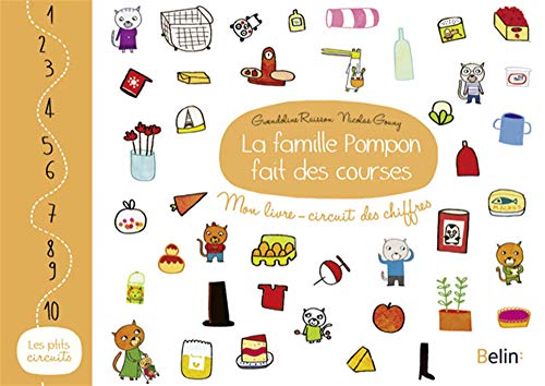 La Famille Pompon fait des courses - Mon livre-circuit des chiffres ...