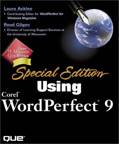 Using Corel Wordperfect 9 - Special Edition, Laura Acklen - les Prix d ...