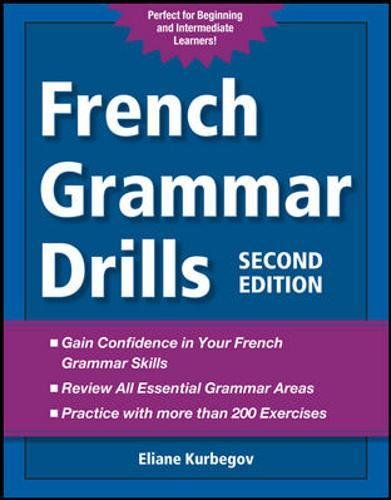 French Grammar Drills, Eliane Kurbegov - les Prix d'Occasion ou Neuf