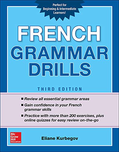 French Grammar Drills, Eliane Kurbegov - les Prix d'Occasion ou Neuf