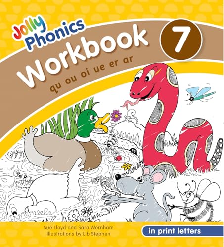 Jolly Phonics Workbook 7 - In Print Letters: Qu Ou Oi Ue Er Ar, Sue ...