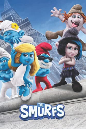 The Smurfs Notebook - Lined Pages Notebook Small Size 6x9 inches ...