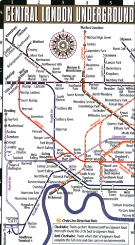 Streetwise London Underground Map - Map of the London... Publications - les Prix d'Occasion ou Neuf