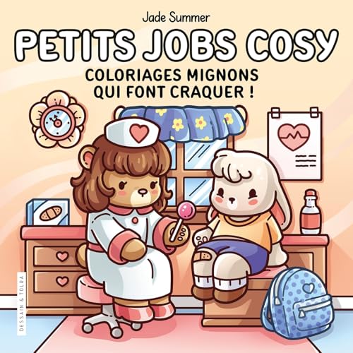 Petits jobs cosy - Jade Summer - Coloriages mignons qui font craquer ...