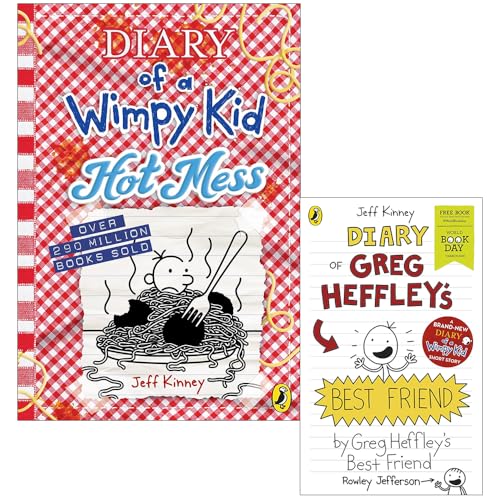 Diary of a Wimpy Kid Series 2 Books Collection Set By Jeff Kinney (Hot ...